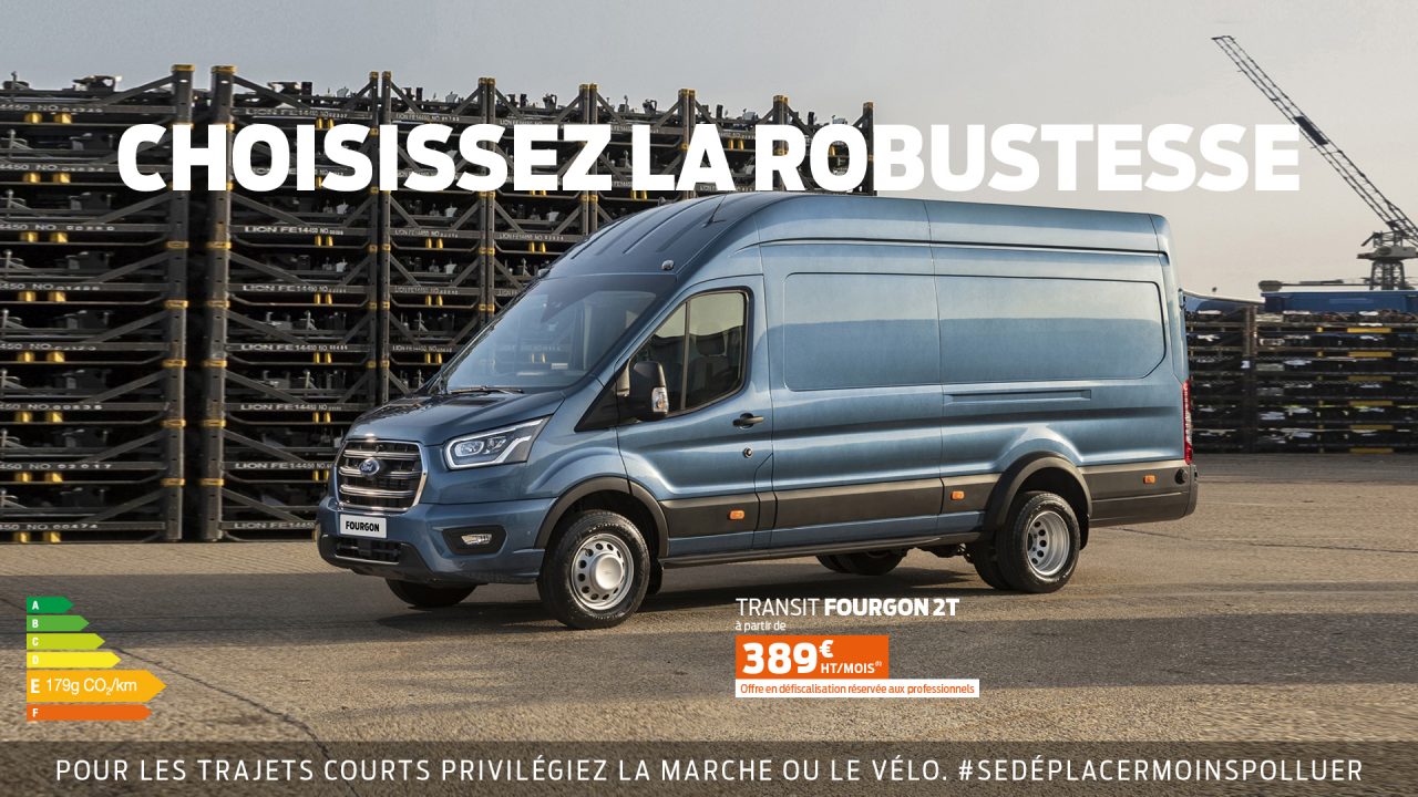 Offre Transit Fourgon - Ford Réunion